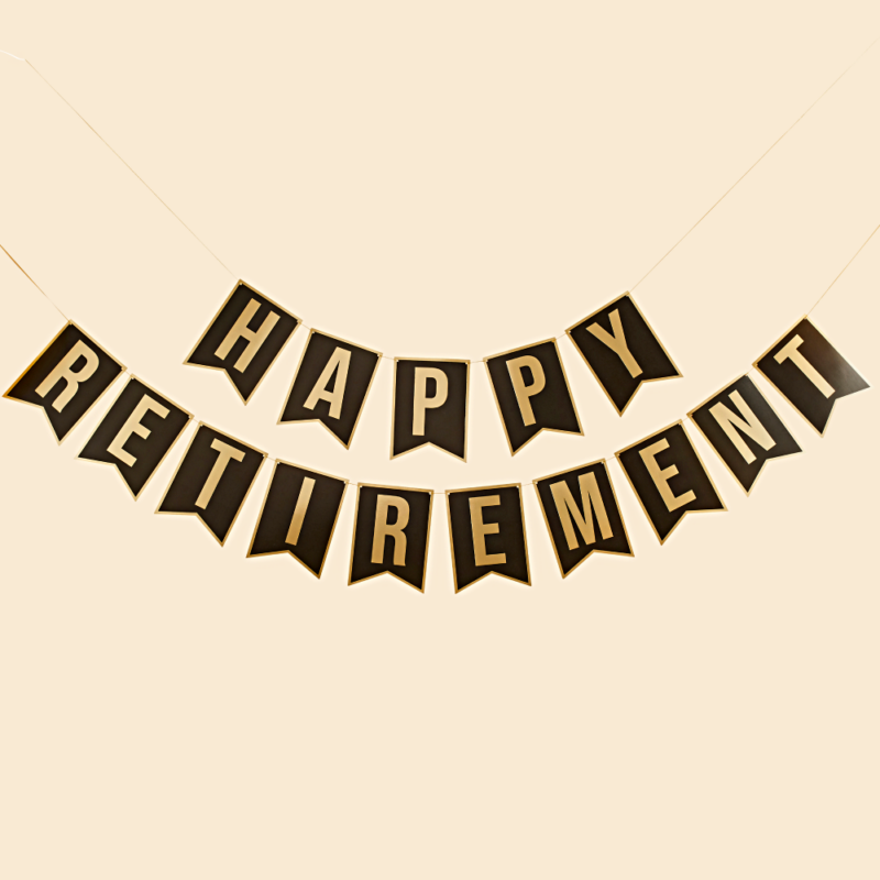 Happy Retirement - 2 Meter kopen? | Slingershop.nl